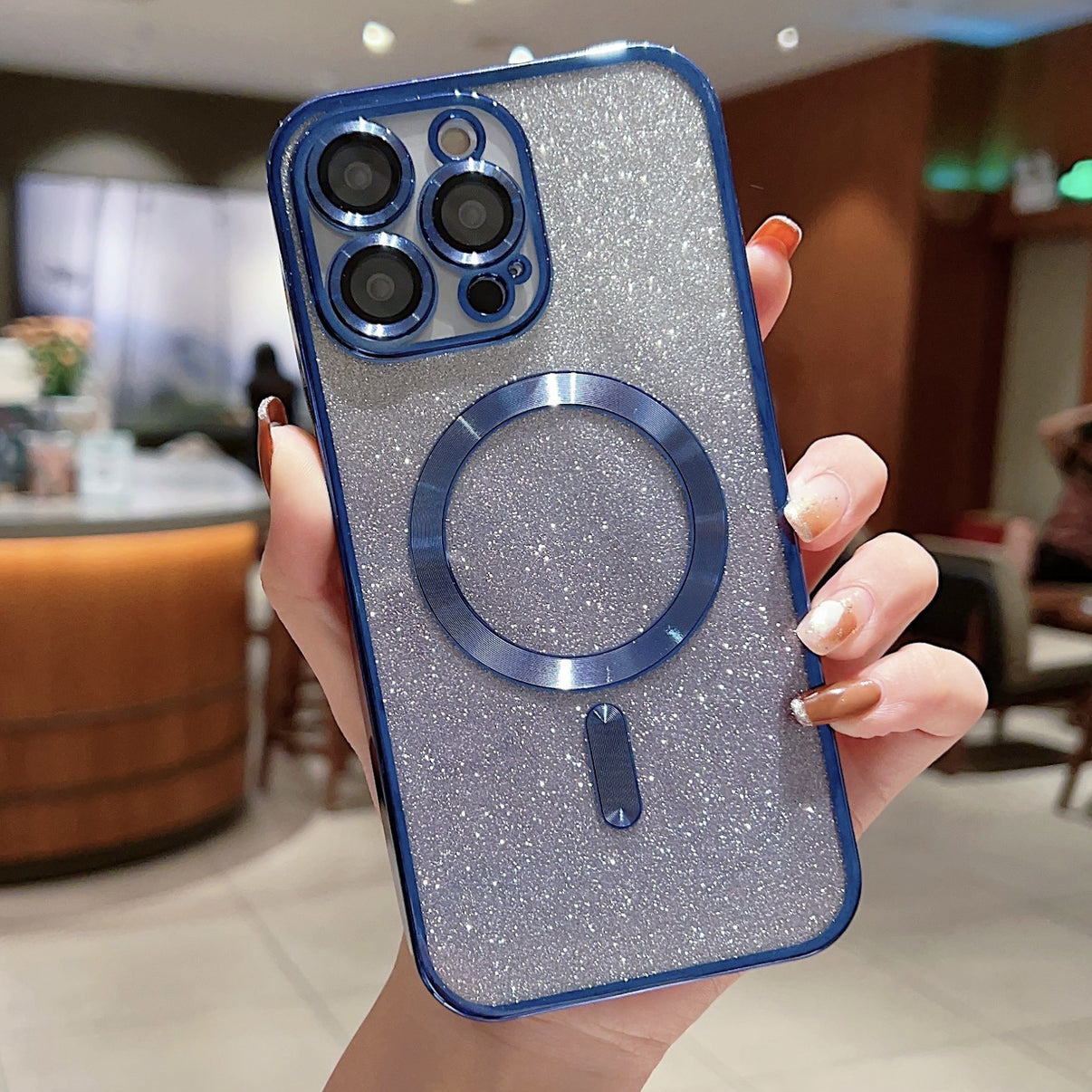 iPhone case | INSNIC Magnetic Gradient Glitter