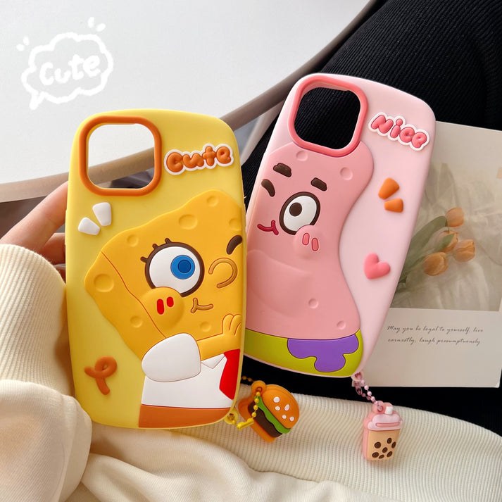 iPhone case | INSNIC Creative Cartoon SpongeBob Patrick Star For Coupl