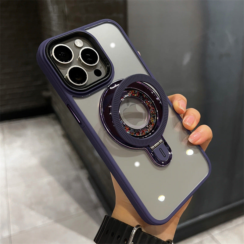iPhone case | INSNIC Creative High-transparency Magnetic Diamond Brack
